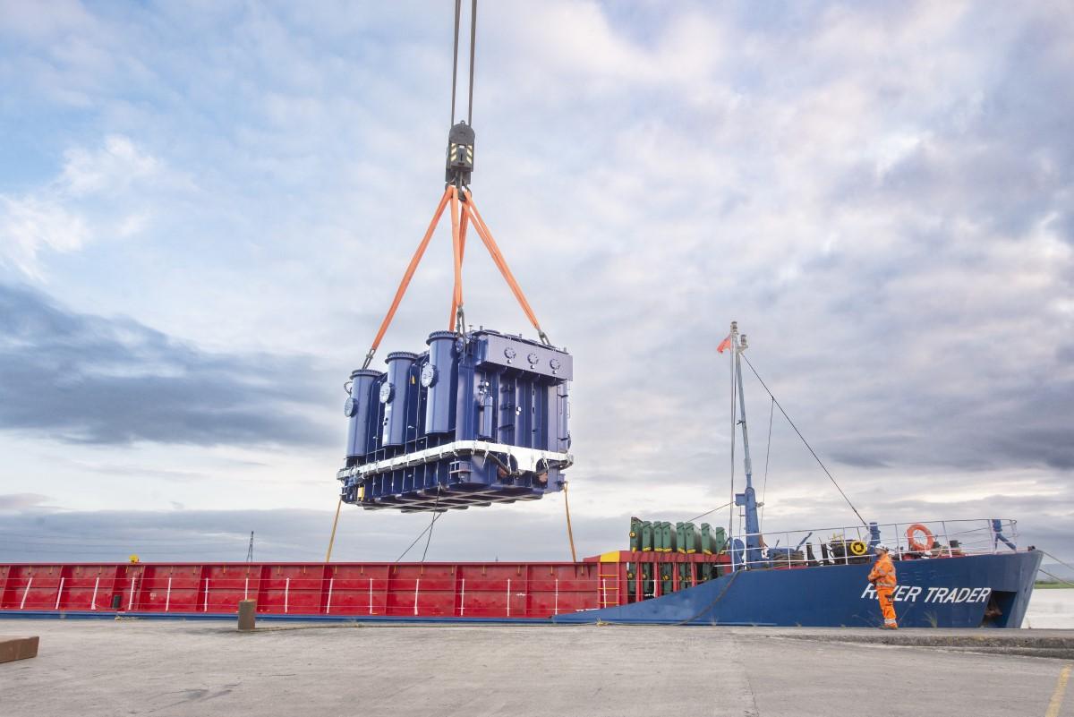 Supergrid transformers travel by road and river to reach National Grid substations | National ...